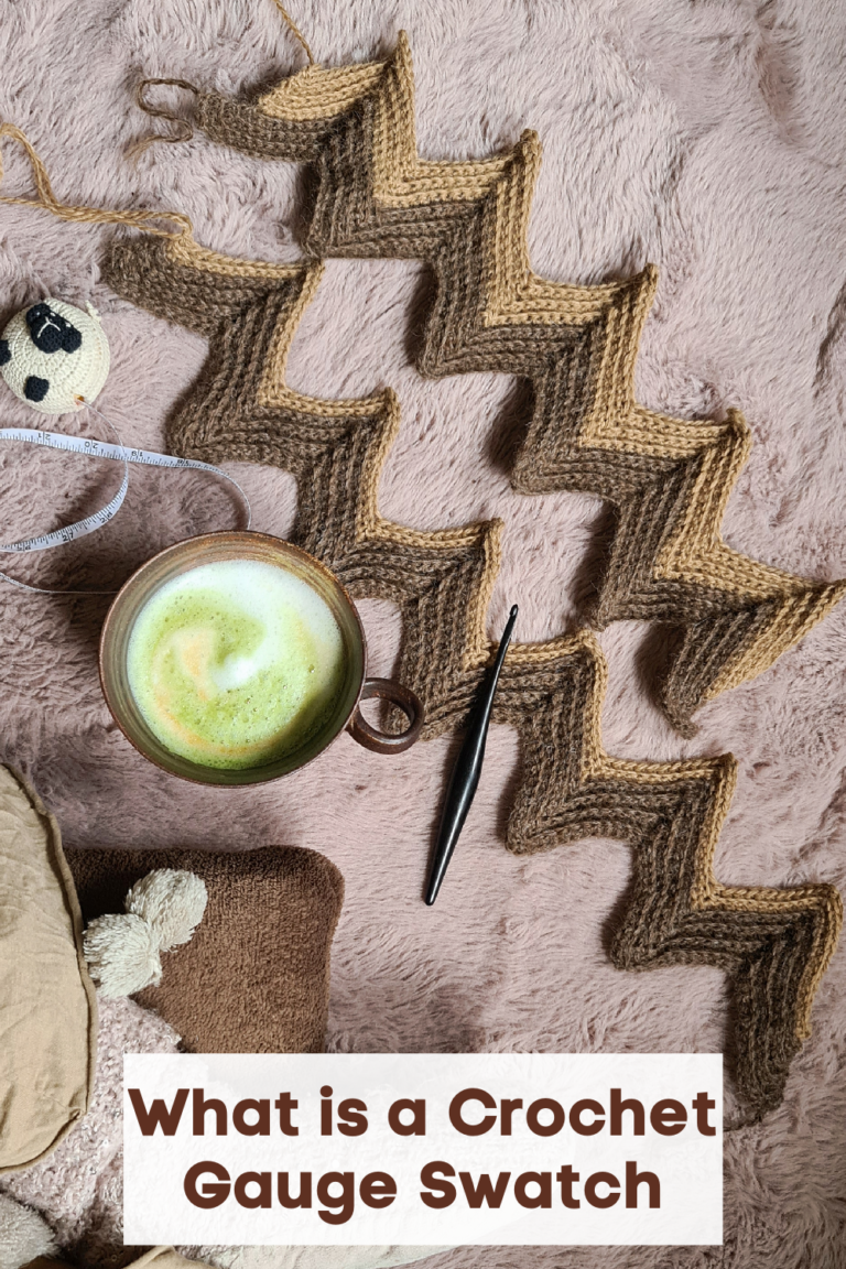 What is a Crochet Gauge Swatch & why is so important | Crochet Tribe