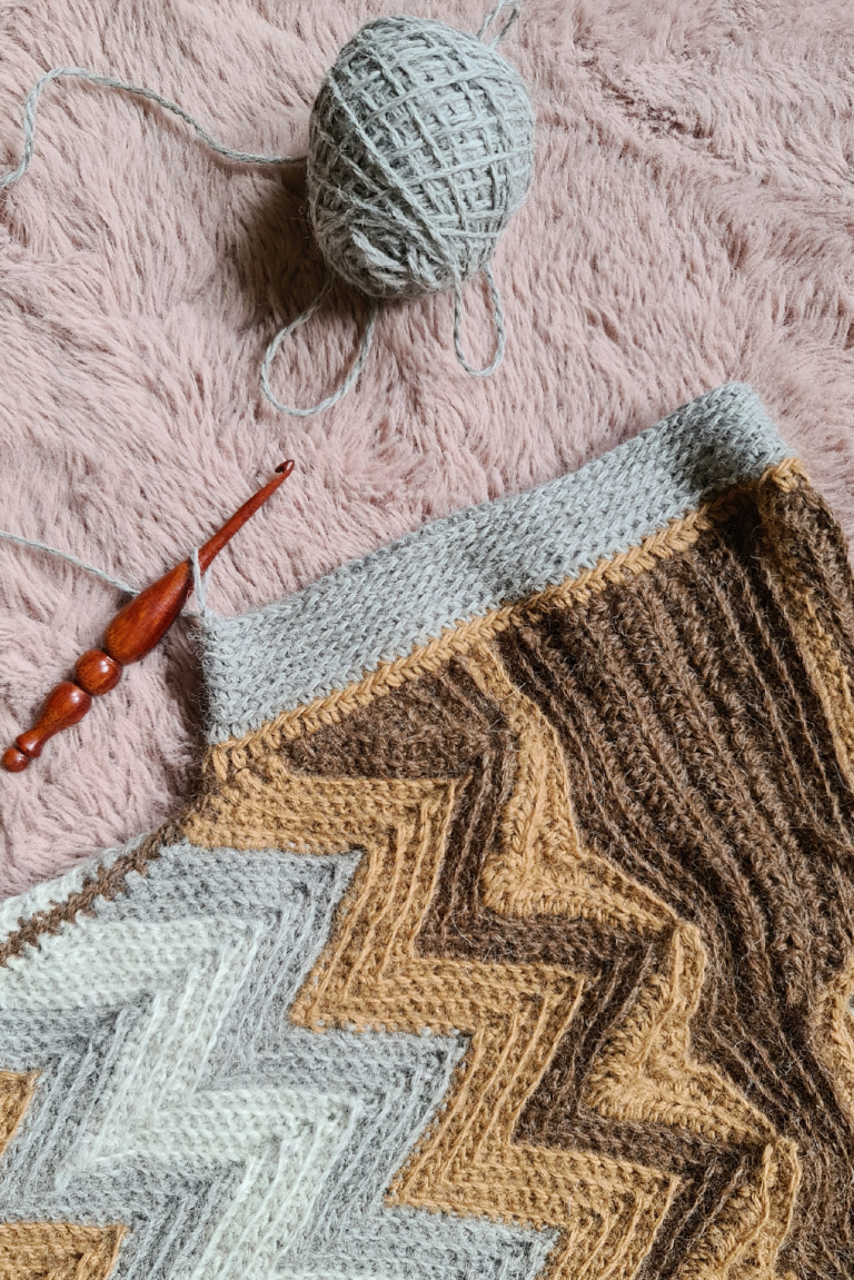 Crochet Chevron Sweater for Men | Crochet Tribe